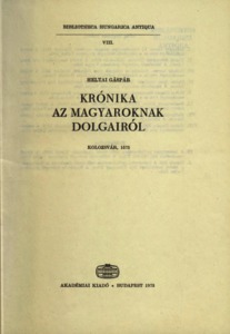 Chronica az magyaroknac dolgairol ... - REAL-EOD